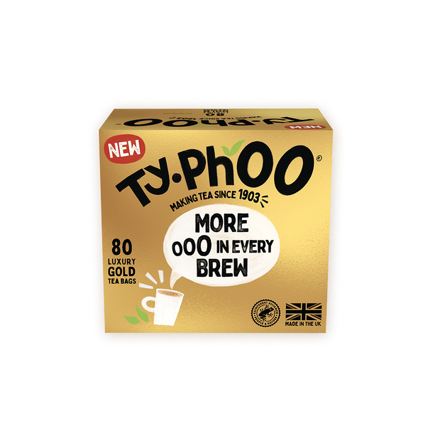 Typhoo 80 Gold Luxury Tea Bags